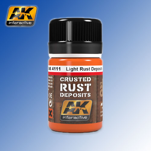 Light Rust Deposit 35ml AK Interactive - HM Hobbies