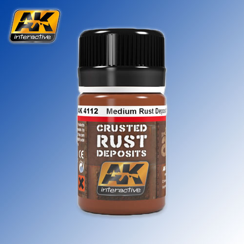 Medium Rust Deposit 35ml AK Interactive - HM Hobbies