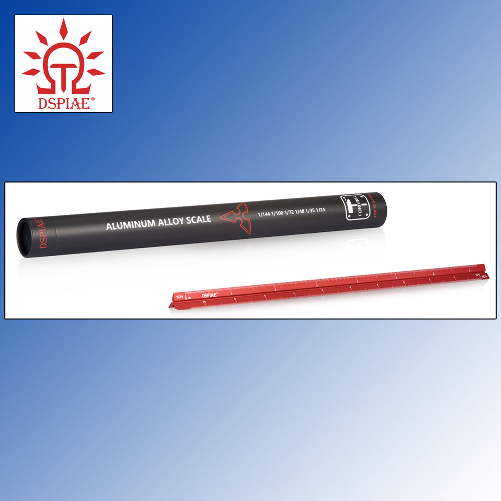Aluminium Scale Ruler (1:24/1:35/1:48/1:72/1:100/1:144) DSPIAE - HM Hobbies