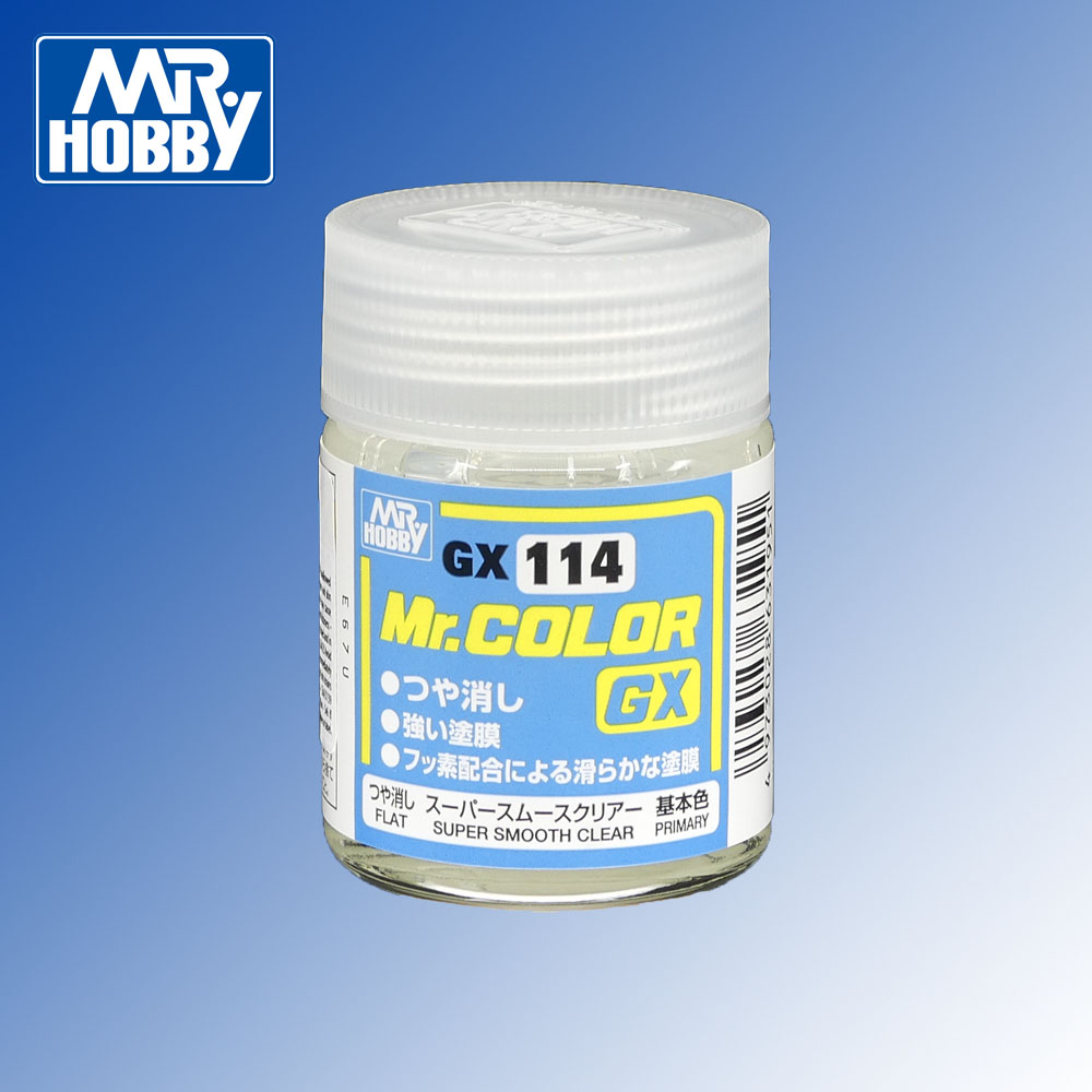 GX-114 Super Smooth Clear Flat 18ml - HM Hobbies