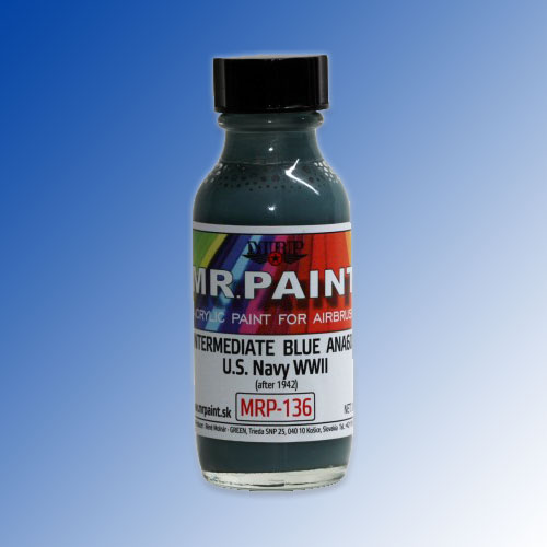 MRP-136 WWII US Navy Intermediate Blue ANA608 (after 1942) 30ml - HM Hobbies