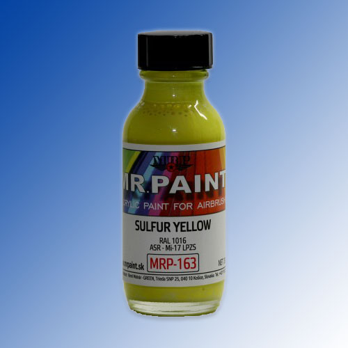 MRP-163 Sulfur Yellow RAL1016 30ml - HM Hobbies