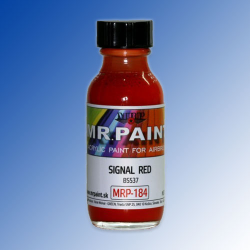 MRP-184 Signal Red BS537 30ml - HM Hobbies