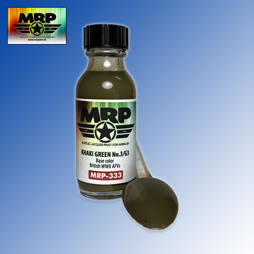 MRP-333 Khaki Green No.3/G3 British WWII AFV 30ml - HM Hobbies