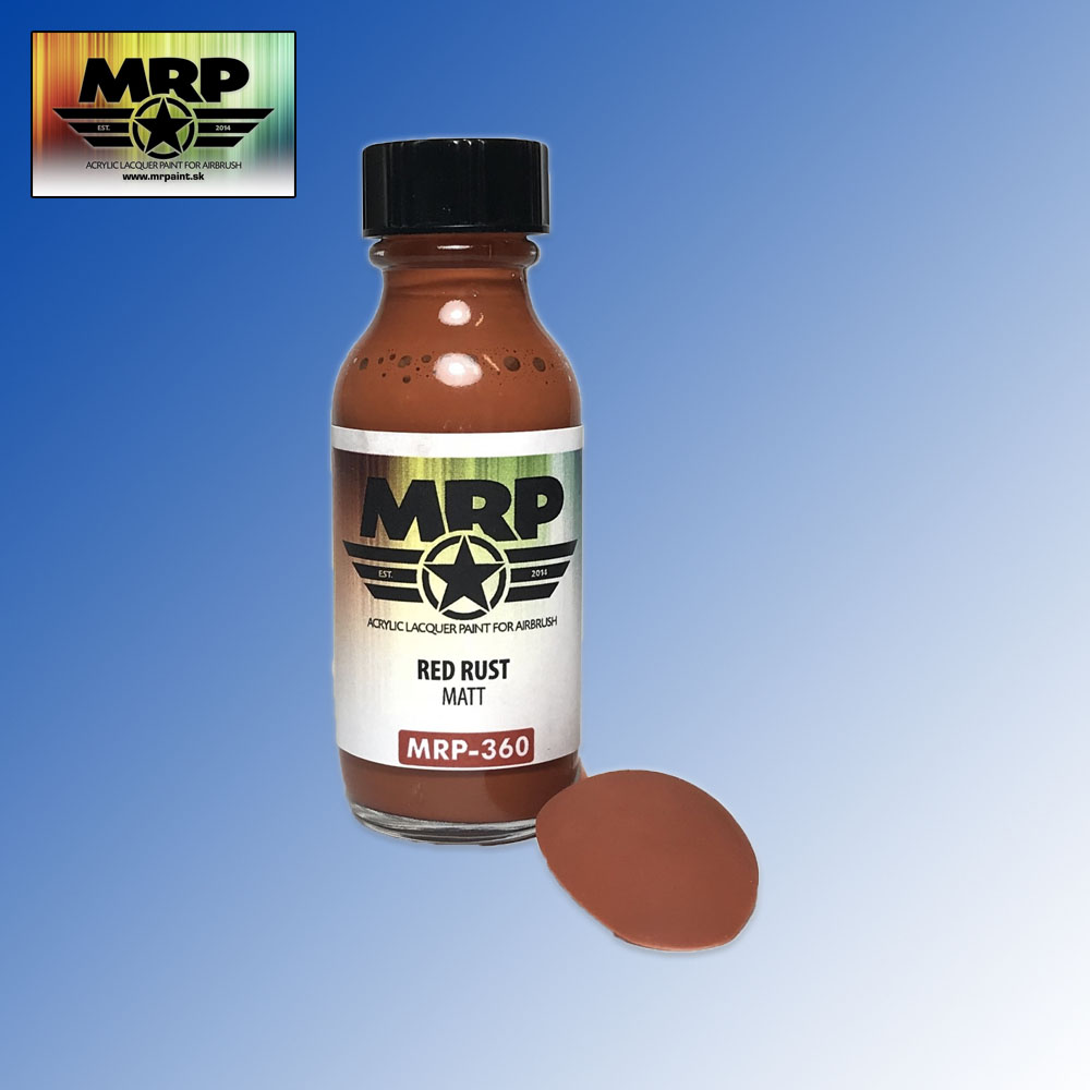 MRP-360 Red Rust Matt 30ml - HM Hobbies