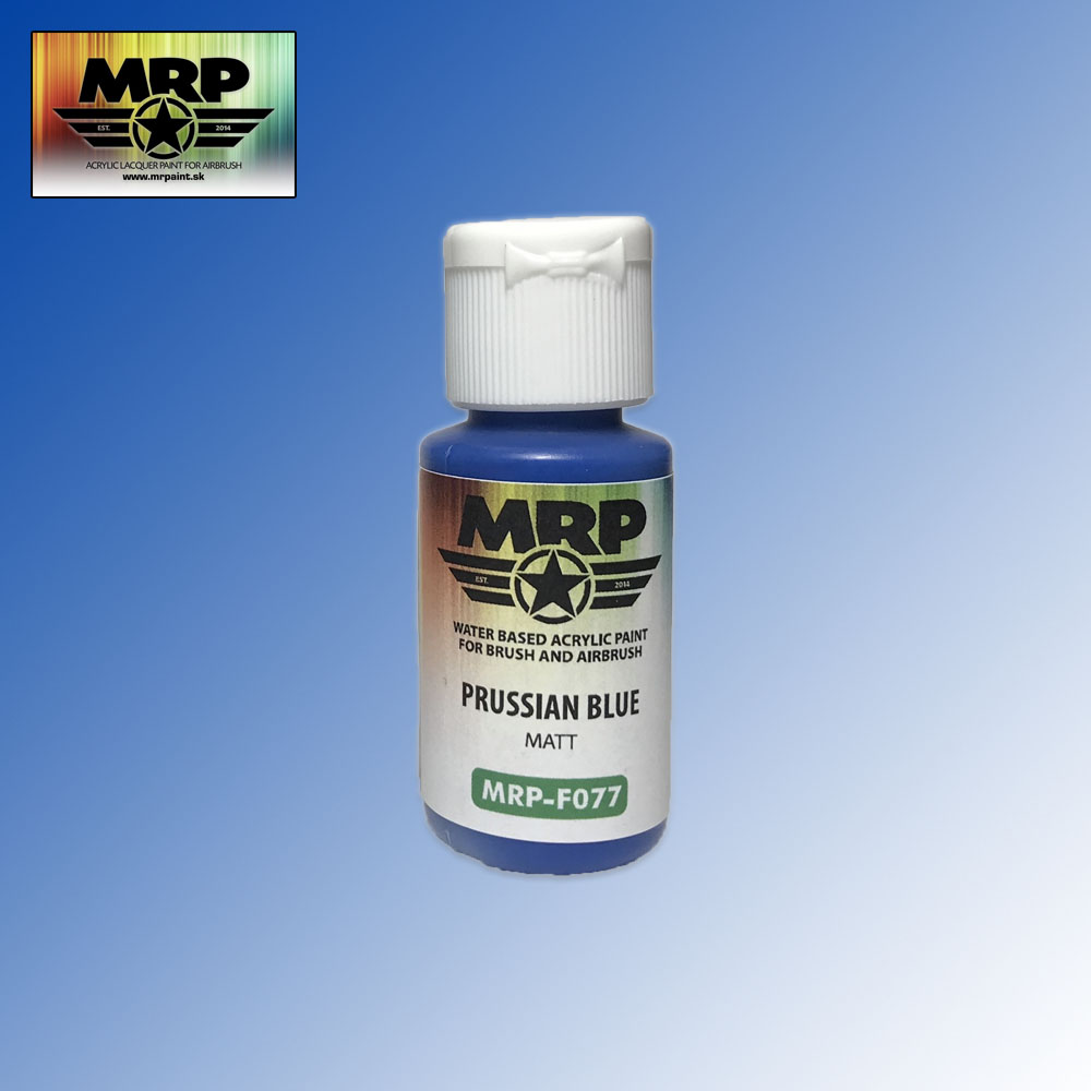 MRP-F077 Prussian Blue Matt AQUA FIGURE 17ml - HM Hobbies