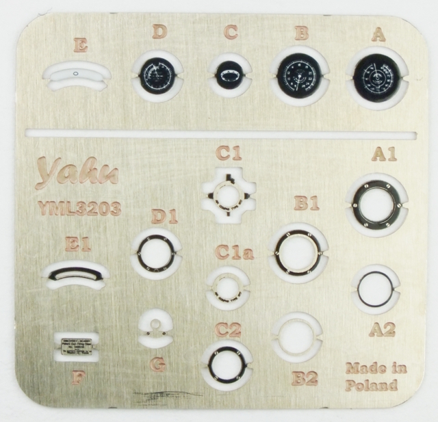 Sopwith Pup Coloured Photoetch Instrument Panels (designed for Wingnut ...